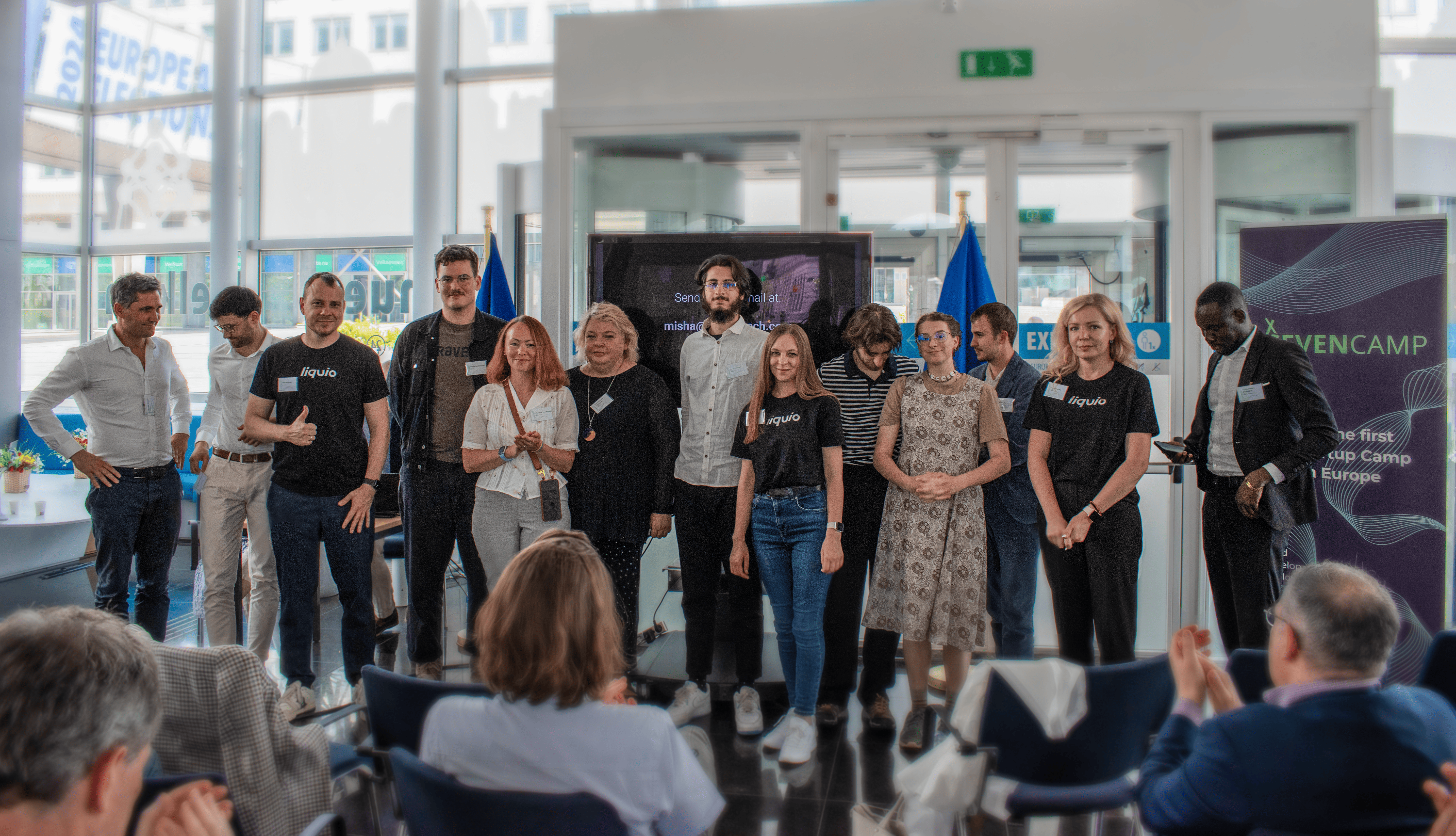 Kitsoft presented the low-code platform Liquio at Seven Camp Demo Day in Brussels | Kitsoft